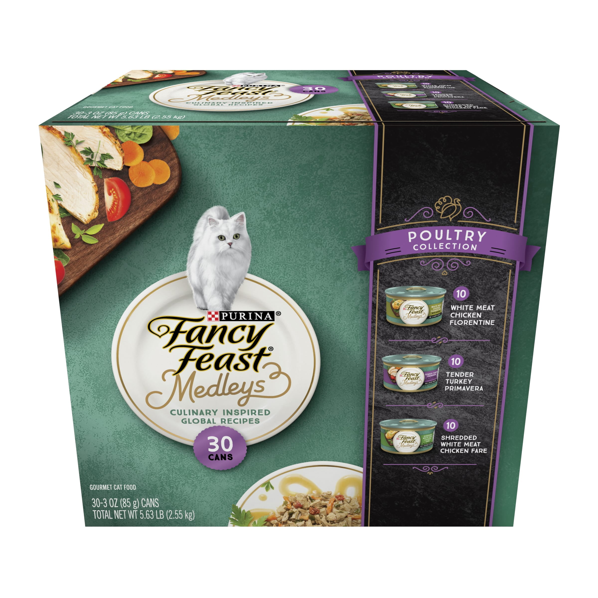 Fancy Feast Medleys Poultry Collection Wet Cat Food Variety Pack