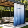 Waterproof Outdoor Curtain Single Sheet Thick Privacy Weather ...