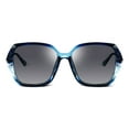 FEISEDY Polarized Women Square Sunglasses Sparkling Composite Shiny Frame B2289 - Walmart.com