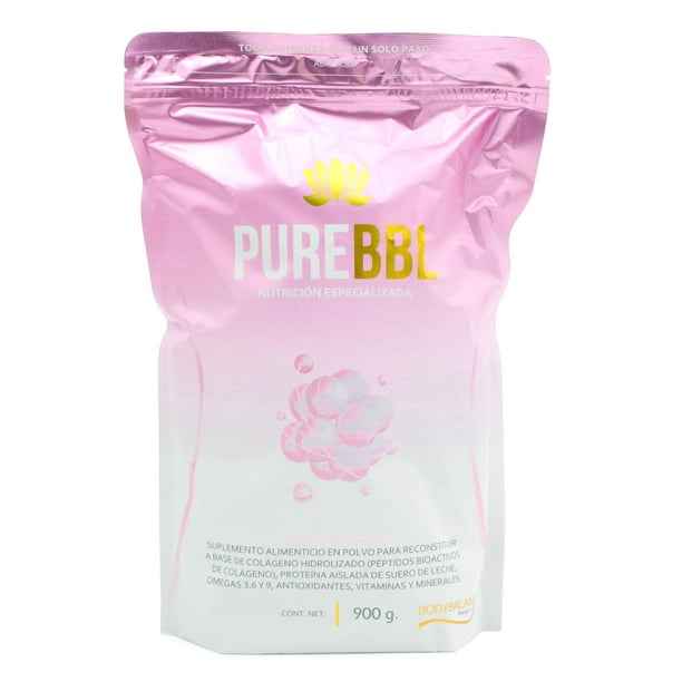 Pure BBL Frutos 900 g Proteína Péptidos Colágeno Pure Health blanco ...
