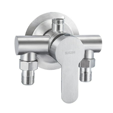 1 Pc 304 Stainless Steel Hot And Cold Water Mixing Valve Surface ...