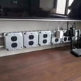 4x4Inches Electrical Outlet Cover Plate Square Metal Box Panel ...