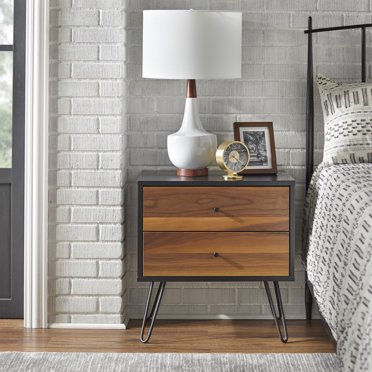 Coaster 205132-CO Nightstand, Dark Walnut - Walmart.com