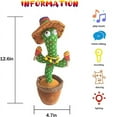 Interactive Plush Toy Dancing Singing 120 Songs Light Effects Voice Recording