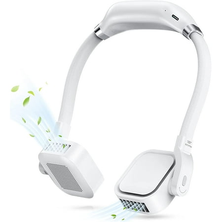 Portable Neck Fan,New Headset Design USB Fan 4000mAh Adjustable 3 Level ...
