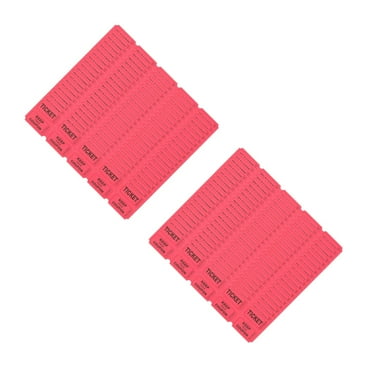 Indiana Ticket Company 56759 Raffle Tickets, (4 Rolls of 2000 Double ...