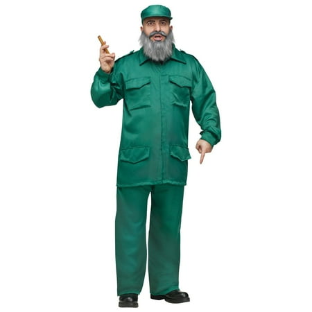 Communist Dictator Costume Mens Adult Fidel Castro Cuban Presidente ...