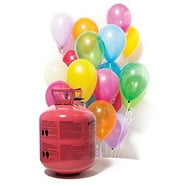 Balloon Time 9.5in Helium Tank Kit - Includes 30 Assorted Latex ...