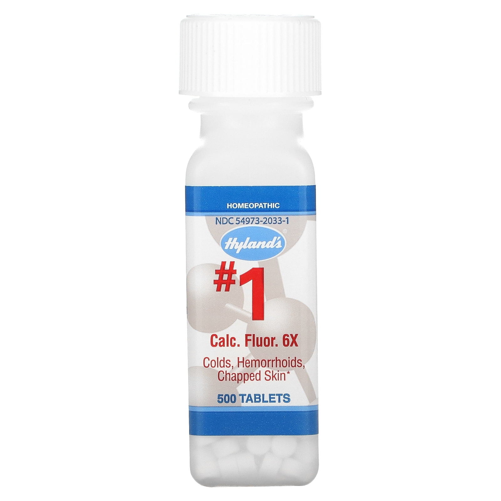 #1 Calc. Fluor. 6X, 500 Tablets, Hyland's - Walmart.com