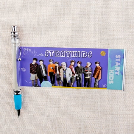 Gprince KPOP BLACKPINK Straykids TXT GOT7 SEVENTEEN Black Gel Ink Pen ...