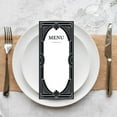 Koyal Wholesale Art Deco Printable Wedding Paper Menu Cards for DIY ...