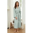 U2SKIIN Women Long Robes, Lightweight Knit Spa Bathrobe Soft Loungewear ...