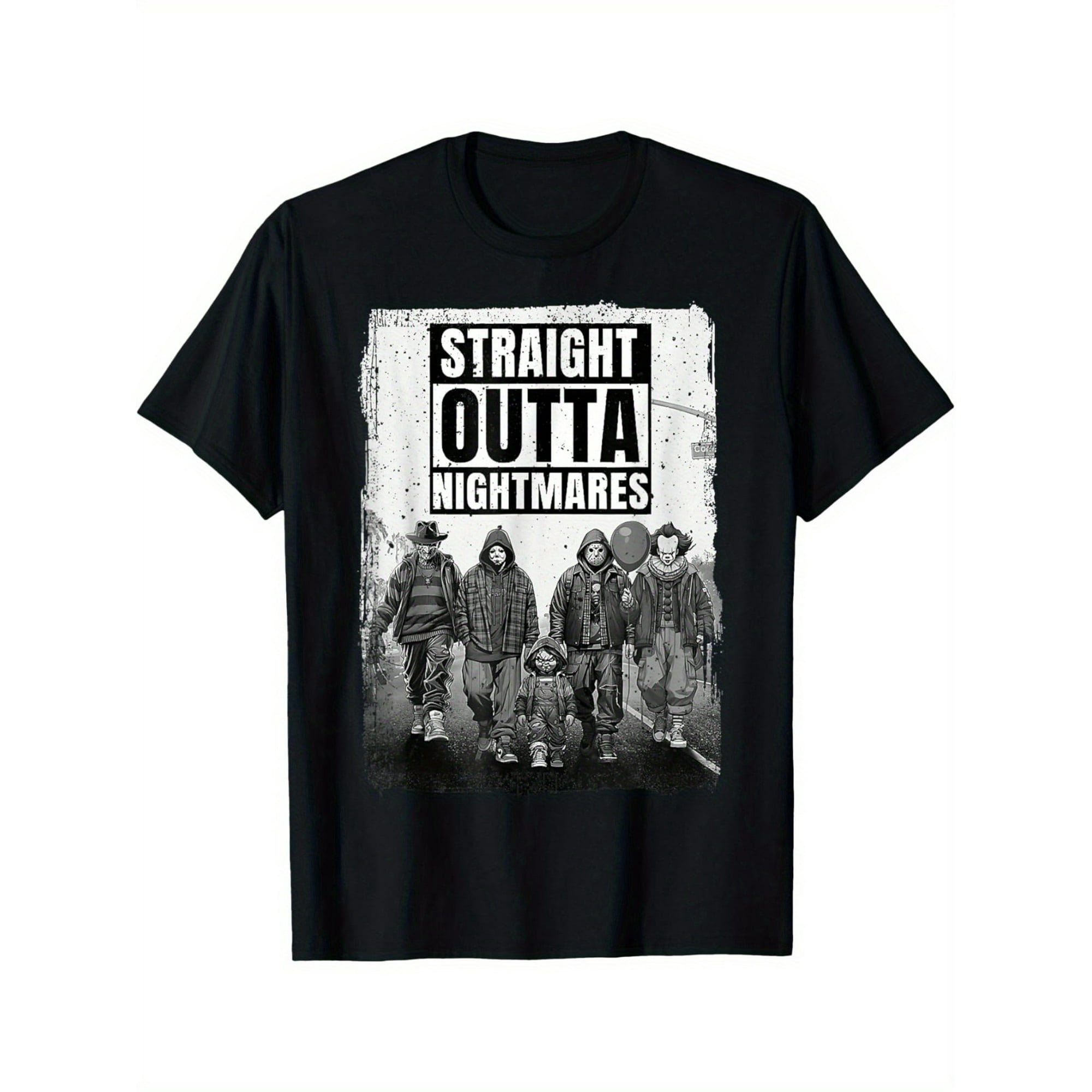 Click here for Generic Cotton Halloween Horror Mens T-Shirt - Vin... prices