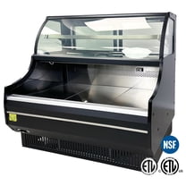 52 in. Open Air Display Case Refrigerator 18 Cu.Ft. Refrigerated Open ...