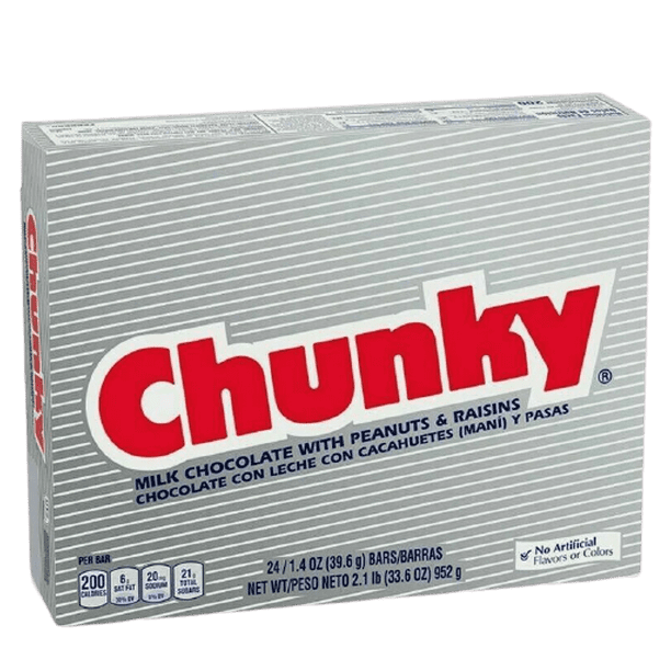 Chunky Candy Bar 1.4 oz (24 Pack) - Walmart.com - Walmart.com