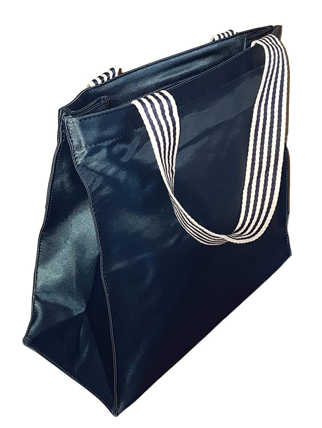 Deluxe Zip Top Tote Bag w/Small Pouch Teal - Walmart.com