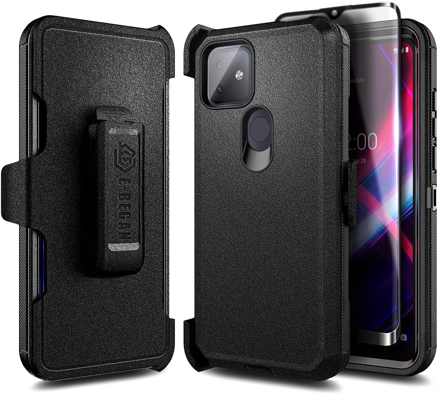 Nagebee Case for T-Mobile REVVL 4 Plus with Tempered Glass Screen ...
