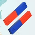 2Pcs/Set Physics Experiment Pole Teaching Tool Red Blue Painted N/S Bar ...