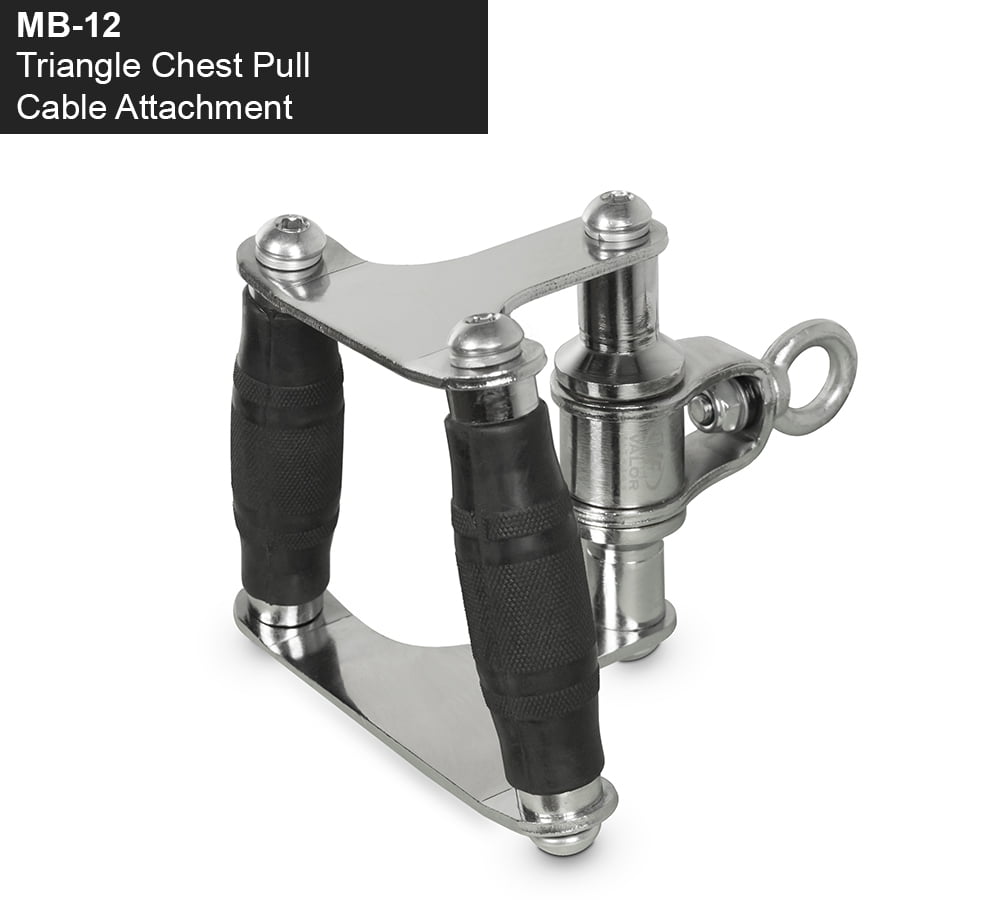 Valor Fitness MB-12 Triangle Chest Pull Cable Attachment - Walmart.com
