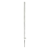 Garden Craft 48in H Molded White Plastic Step-in Post, Fence Post ...