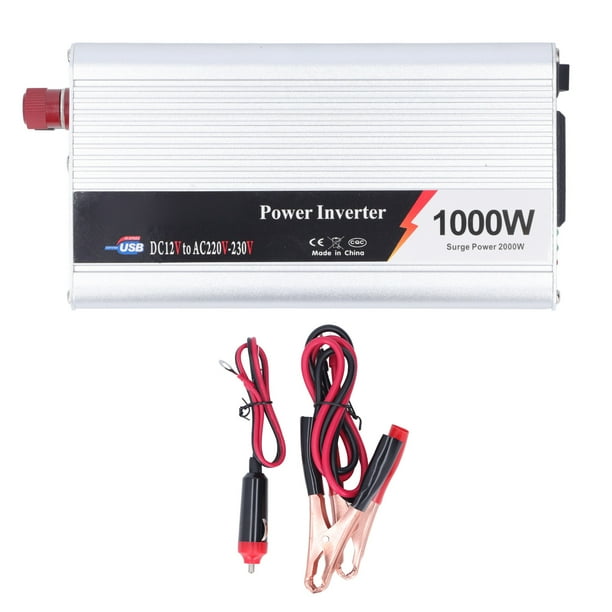 Vehicle Power Inverter 1000W USB Interface Quiet Cooling Fan Car ...