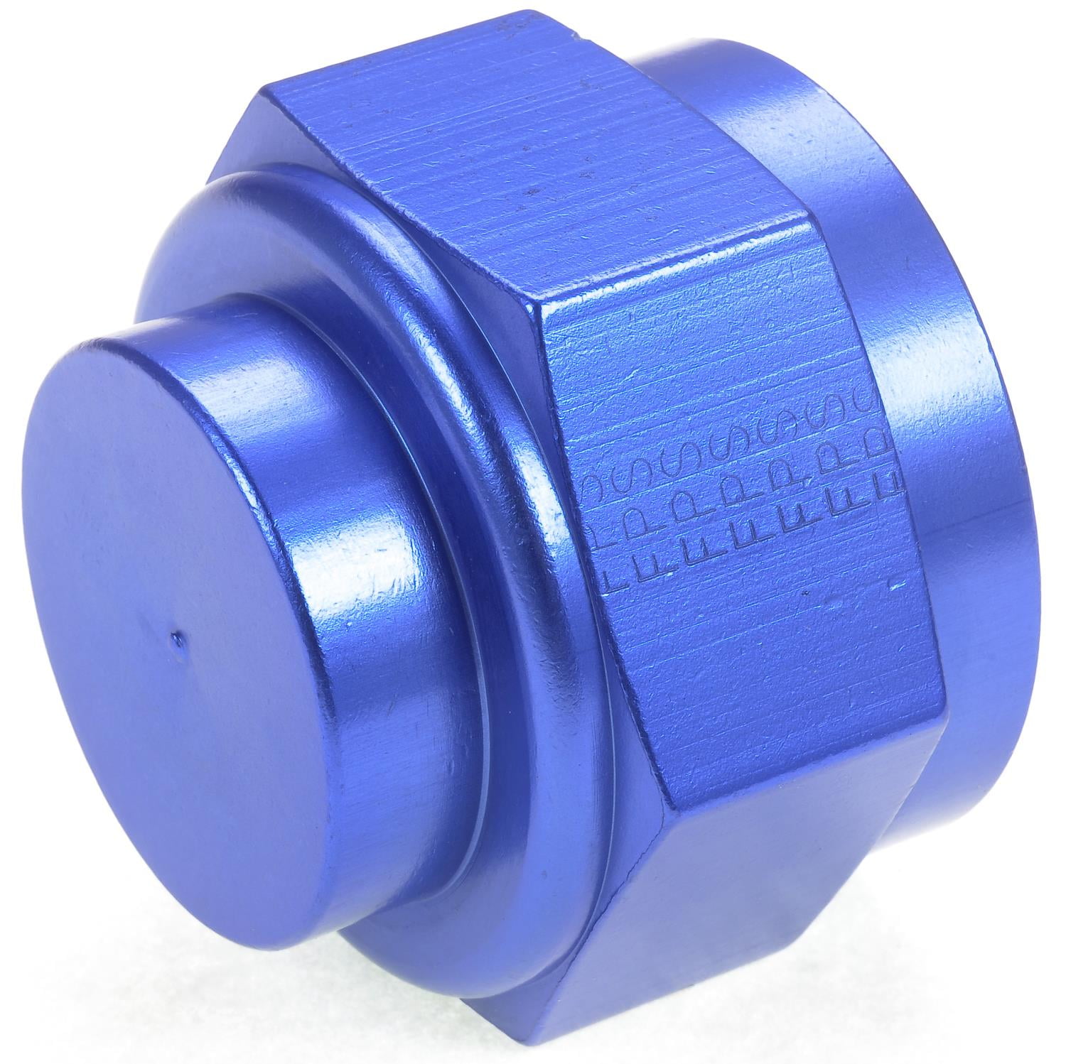 JEGS 100317 Flare Cap -20AN Blue 1/pkg Made in the USA - Walmart.com