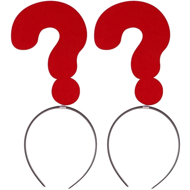 2pcs Question Mark Headband Party Photo Booth Headband Holiday ...