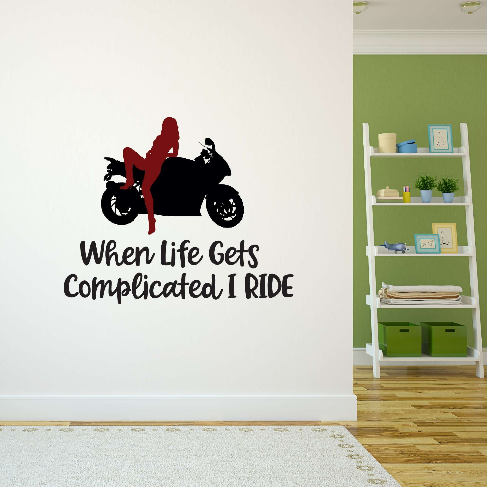 When Life Gets Comlicated I Ride Motorcycle Pretty Touring Bike Sports ...