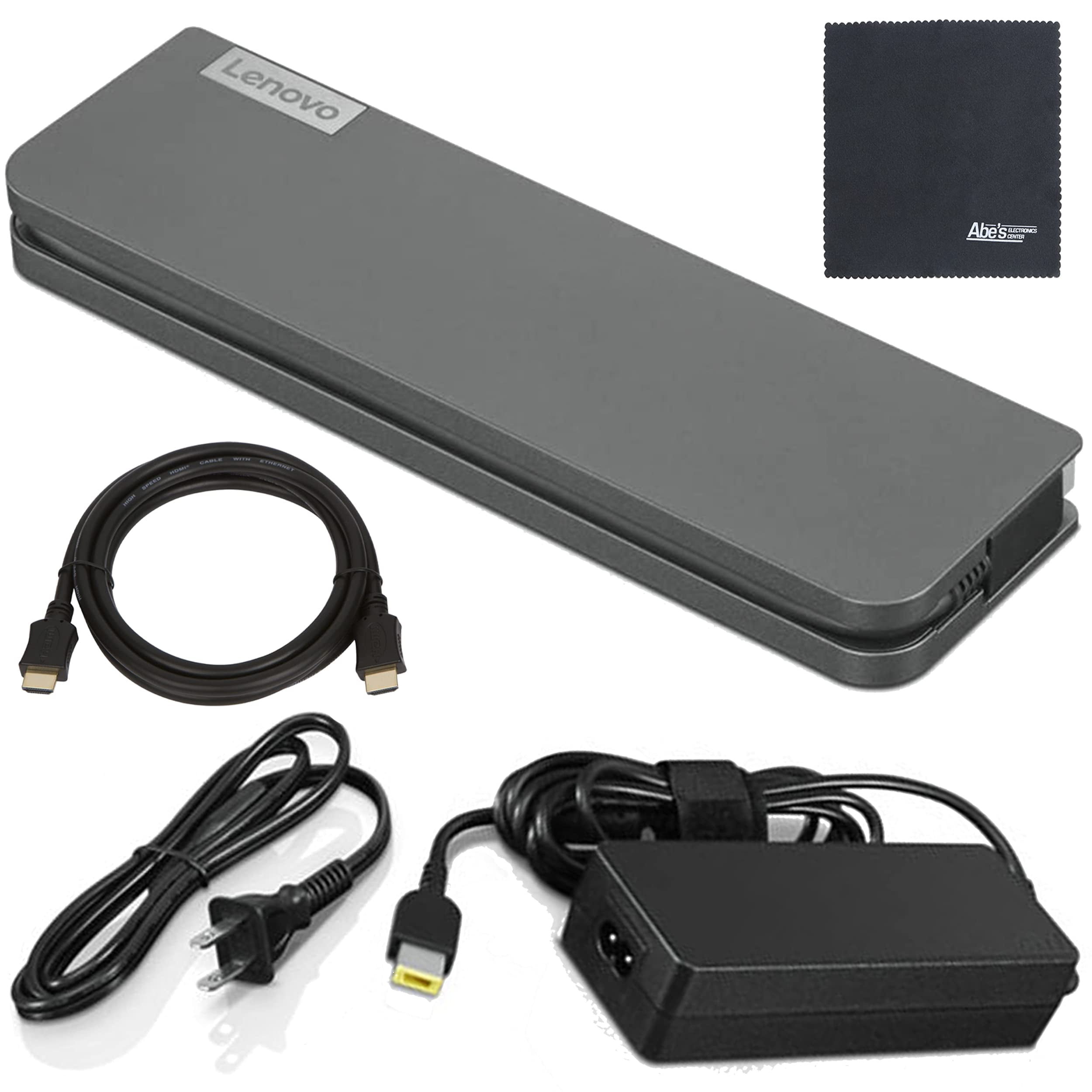 Lenovo USB-C Mini Dock USA with 65W AC Adapter 40AU0065US + ZoomSpeed ...