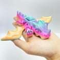 3d Printed Dragon Model & Movable Body with Wings & Stress Relief Toy ...