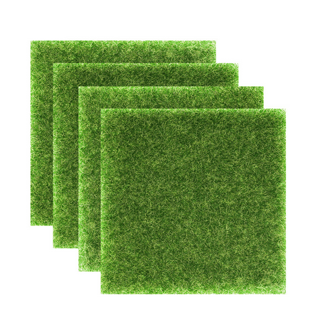 NETSENG 4 Pack Artificial Grass for Crafts 15 x 15 cm | Walmart Canada