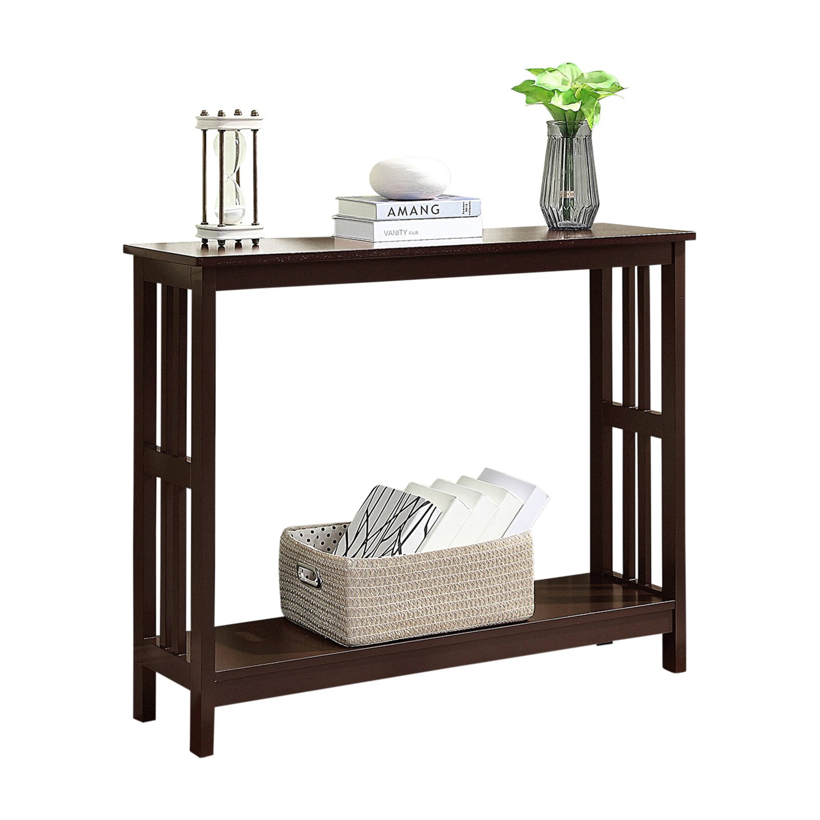 Convenience Concepts Mission Console Table, Espresso - Walmart.com