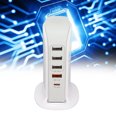 USB Charging Hub, USB Charging Station Equipped With USB, QC3.0 And PD ...