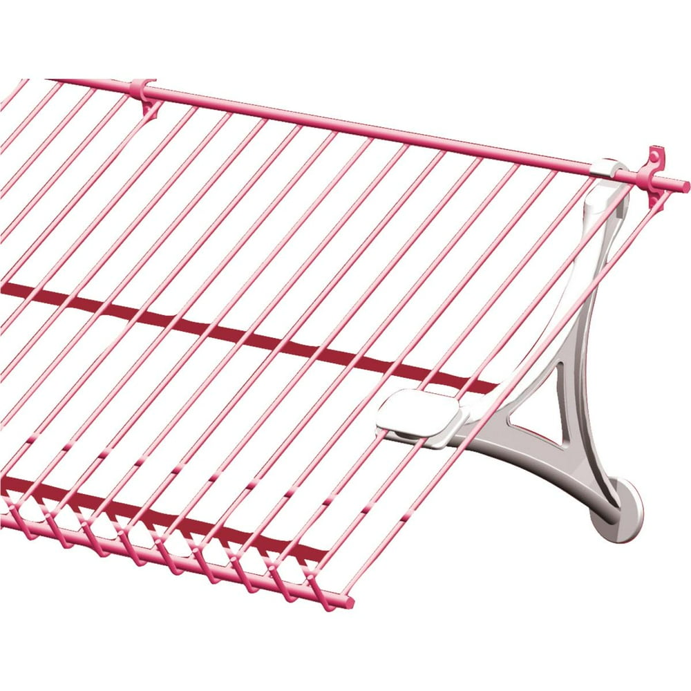 Closetmaid White Wire Shelf Shoe Support Bracket 671300 - Walmart.com ...