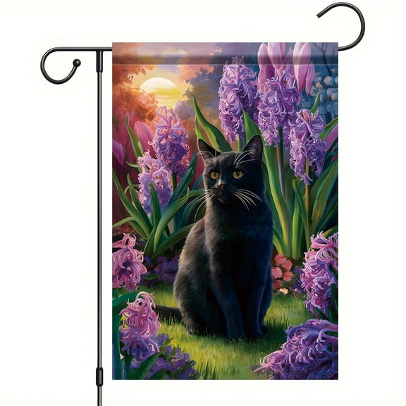 Carson Geranium Basket House Flag, 28 x 40 inch Double Sided, Welcome Friends Banner, Red ...