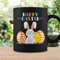 Bunny Pastel Spring Hunt Eggs Rabbit Happy Easter Day Outfit Coffee ...