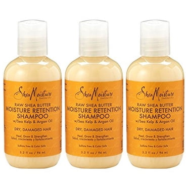 3 Pack - Shea Moisture Raw Shea Butter Extra Moisture Retention Shampoo ...