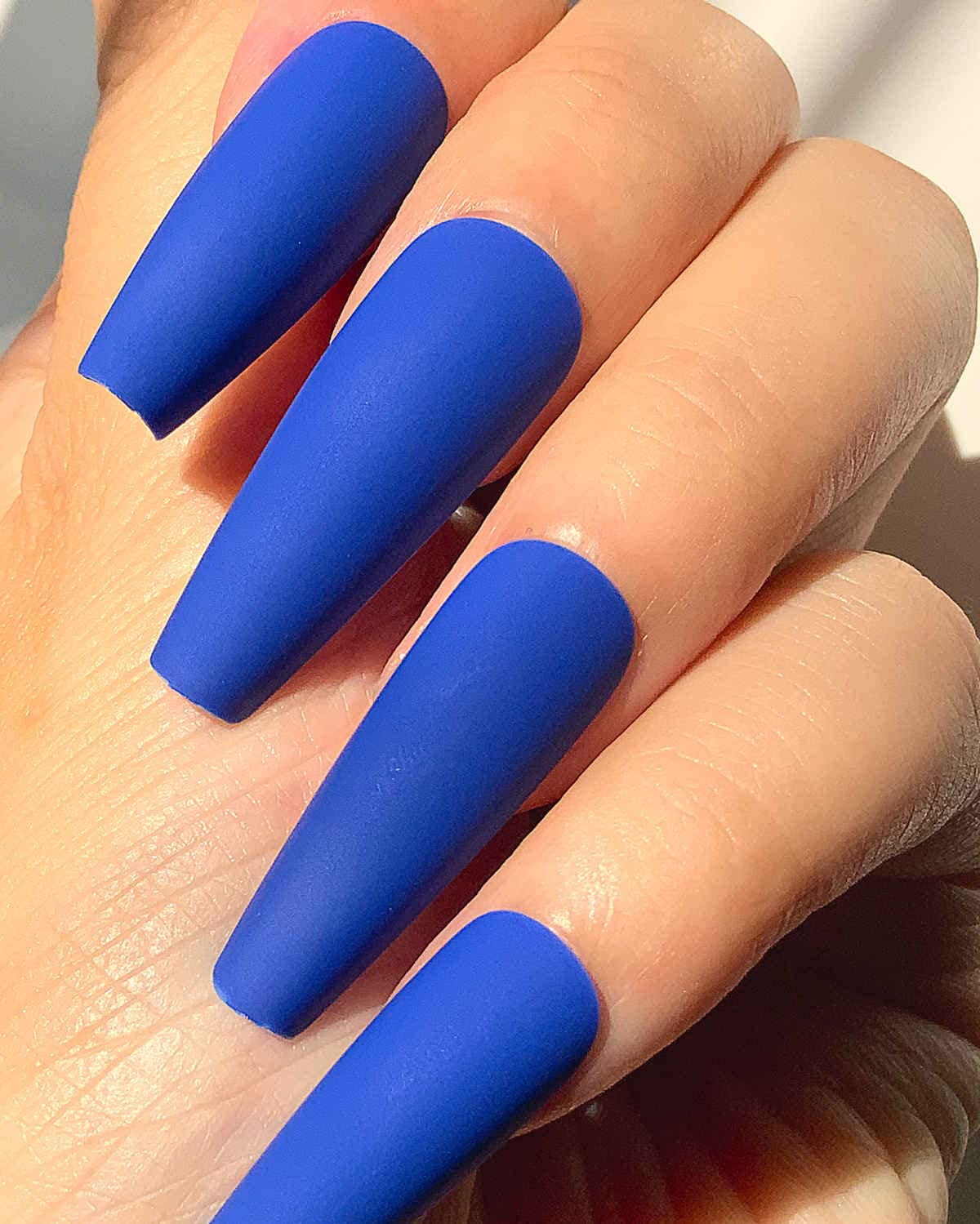 Royal Blue Matte Nail Polish