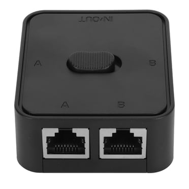 Kentek RJ45 2 Way Manual Data Switch Box Push Button Style Network I/O ...