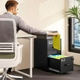 BYNSOE 2 Drawer File Cabinet with Lock Vertical Filing Storage Cabinet ...