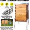 Metal Bee Hive Stand for 8/10 Frame Beehive box, Easy to Assemble ...