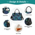 ALAZA Soccer Neon Print Cooler Lunch Bag Insulated Reusable Lunch Tote ...