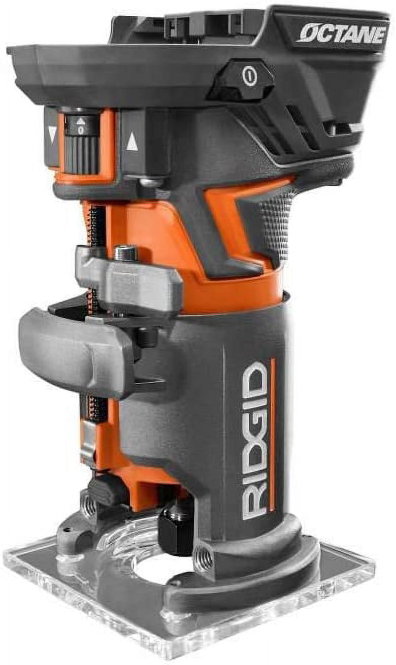 Milwaukee Router RIDGID 18-Volt OCTANE Cordless Brushless Compact Fixed ...