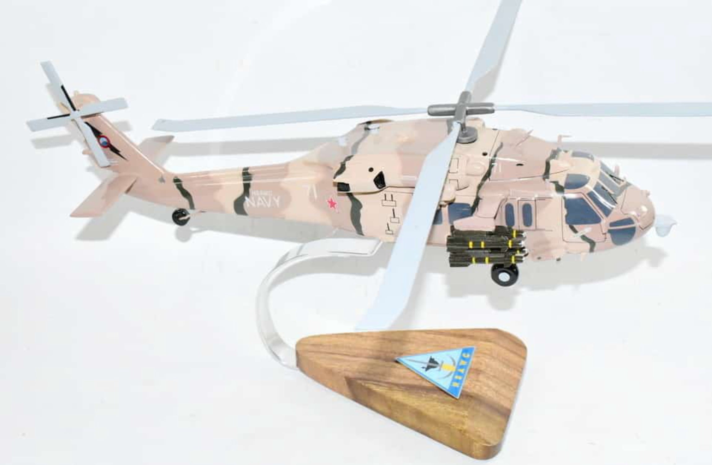 Sikorsky MH-60S SEAHAWK® (Knighthawk), NSAWC, 16 Mahogany Scale Model ...