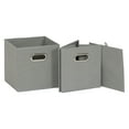 Household Essentials Foldable Fabric Storage Bins | Set of 6 Cubby ...