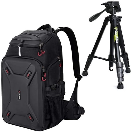 Bmatwk Compact Camera Tripod and Extra Large Camera Backpack | Walmart ...