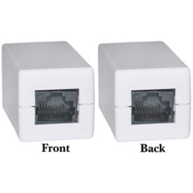 Cat 5e Coupler White RJ45 Female Unshielded - Walmart.com