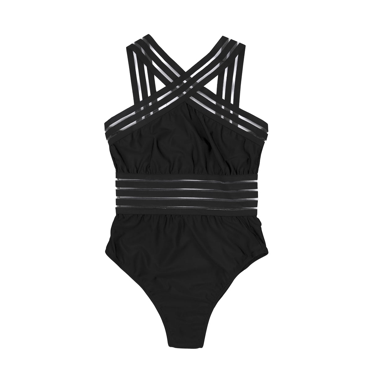 Sunsiom Women Swimsuits Sexy One Piece Swimwear For Lady High Neck