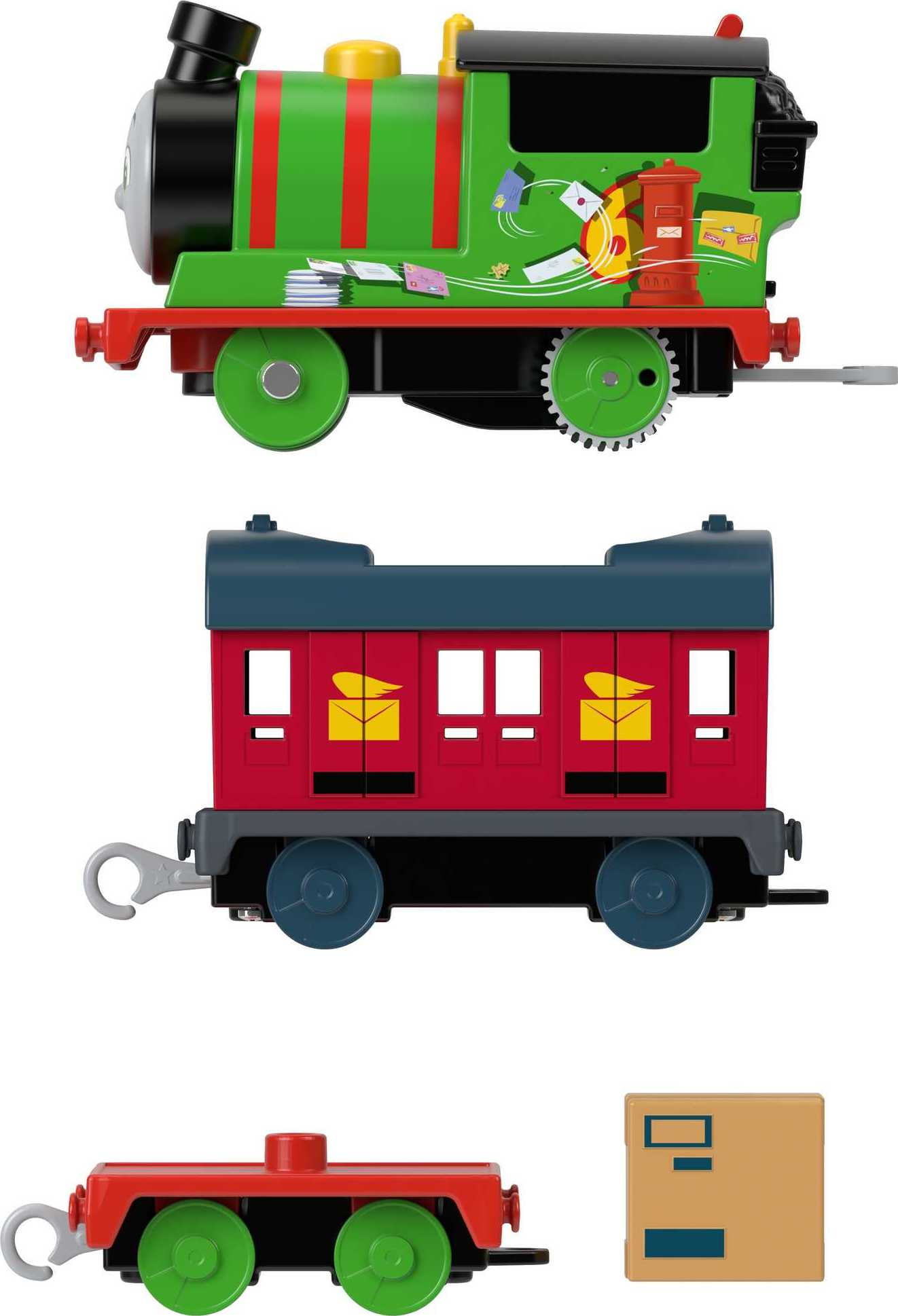 Thomas & Friends Percy Toy Train with Motorized Engine and Mail ...