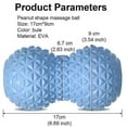 Peanut Massage Ball Double Lacrosse Massage Ball Mobility Ball For